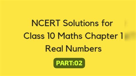 Mastering Lcm Class 10 Maths Chapter 1 Part 2 Youtube