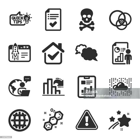 Kumpulan Ikon Pendidikan Seperti Rumus Kimia Sistem Cloud Simbol