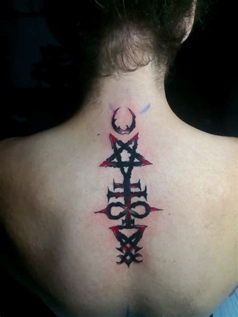 Satanic Symbol Tattoos