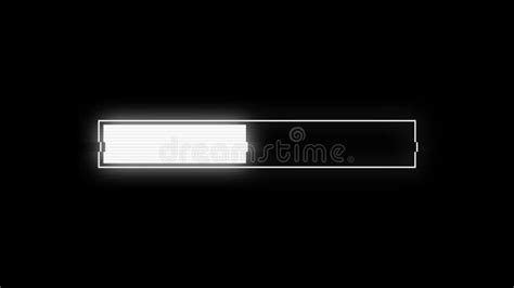 Loading Retro Vhs Tv Screen With Glitch Effect Looped Glitch Animation