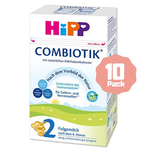 HiPP Stage 2 Organic Follow-on Formula Combiotik® (6 Months+) (10 Pack ...