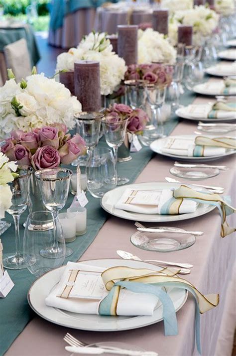 【色別】結婚式のテーブルクロスと可愛いコーディネート Mariage Mauve Set De Table Mariage Violet