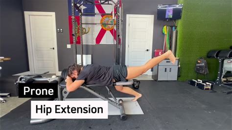 Prone Hip Extension Youtube