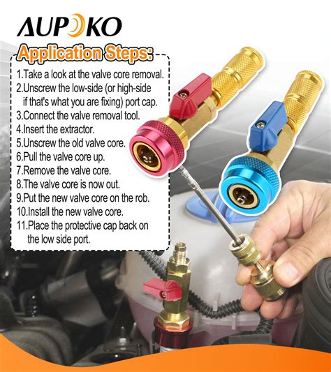 R134a R12 Aupoko Kit Tubo Di Ricarica Refrigerante R134a Tubo Di