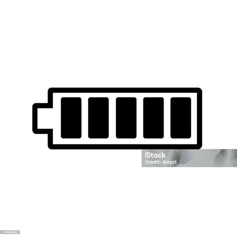 배터리 아이콘 벡터 일러스트 레이 션입니다 평면 디자인 스타일입니다 벡터 배터리 아이콘 일러스트 흰색 배경에 고립 배터리 아이콘 Eps 배터리 아이콘 그래픽 디자인 벡터