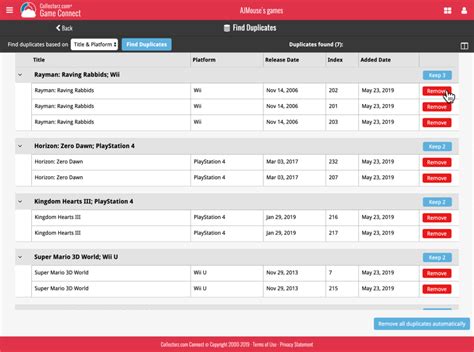 Find Duplicate Games Clz Games Web 1