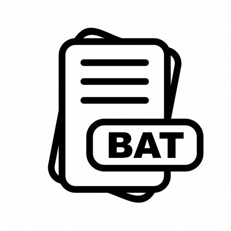 Bat File Format Icon Download On Iconfinder