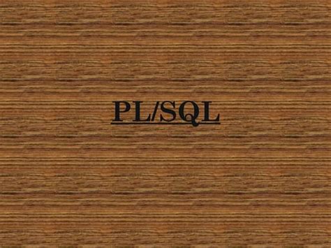 Plsql And Sql Coding Guidelines Part 5 Pptx Databases Computer