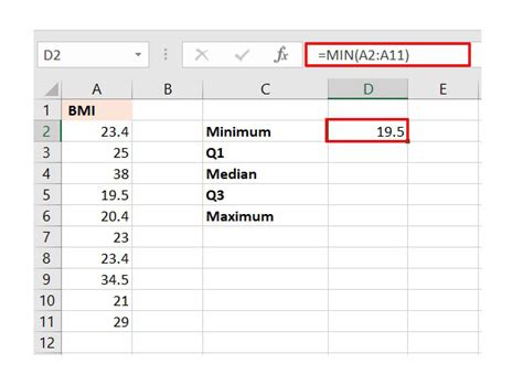 How To Calculate A Five Number Summary In Excel GeeksforGeeks