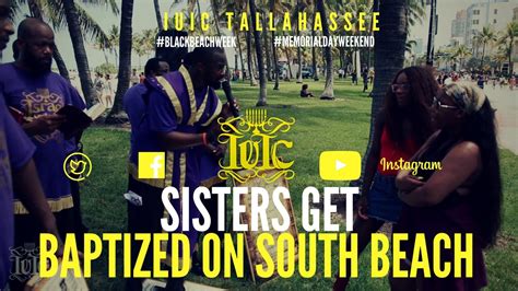 Iuic Sisters Get Baptized On South Beach Blackbeachweekend