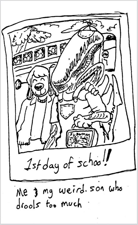 Me And My Weird Son Who Drools Too Much By In The Aeromorph Over The Sea