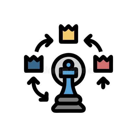 dynamic icons for resource allocation optimization stock vector