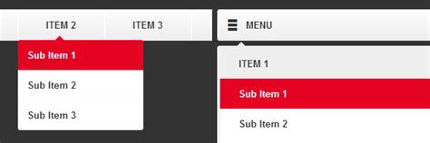 animenu a responsive dropdown navigation made with sass catalin red