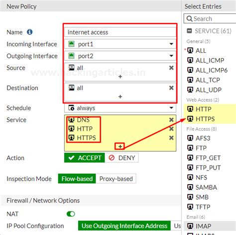 Implementation Of Firewall Policies Fortigate Part 1 Hacking Articles
