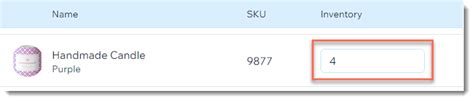 Wix Stores Updating Inventory Levels Help Center Wix