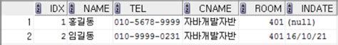 sanji 상디 의 애니 천국 oracle sql developer 첫 시작 테이블 생성 create 조회 select