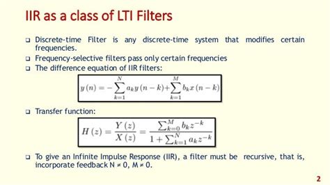 Dspfoehu Lec 11 Iir Filter Design