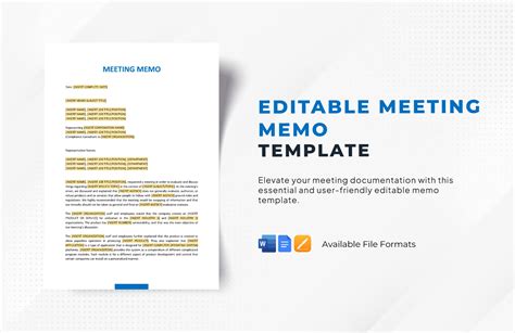 Free Meeting Memo Templates To Edit Online And Print