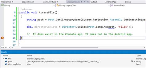 C How Can A Xamarinandroid Application Access Files That Have The Copy To Output Directory