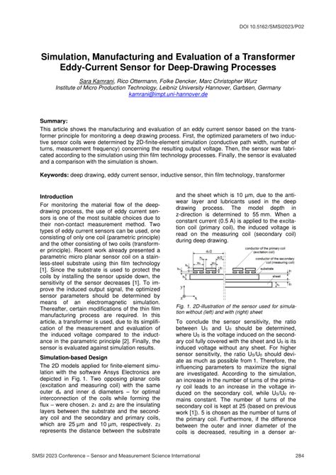 Pdf P02 Simulation Manufacturing And Evaluation Of A Transformer