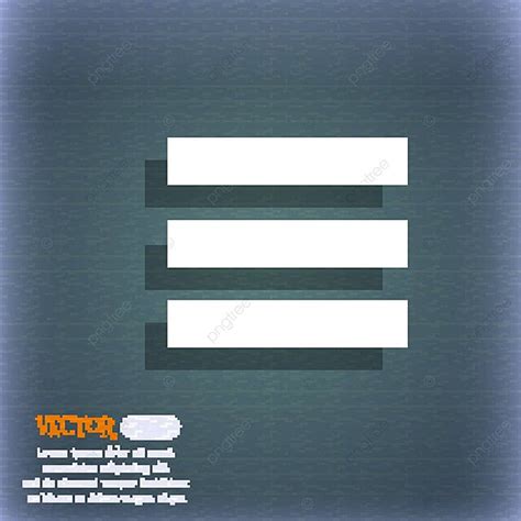 Text Alignment Icon On Bluegreen Background Vector Web Global Element Vector Web Global