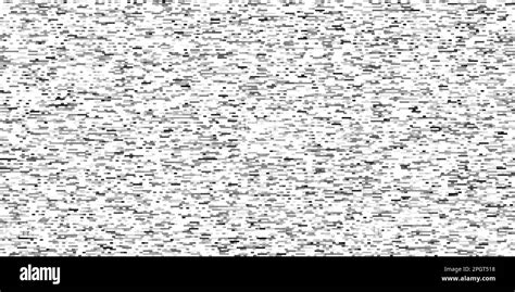 Seamless Black And White Retro Vhs Scanlines Or Tv Signal Static Noise