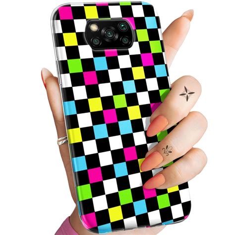 Etui Do Xiaomi Poco X3 Nfc Wzory Kratka Kratki Krata Obudowa Pokrowiec Case Xiaomi Sklep