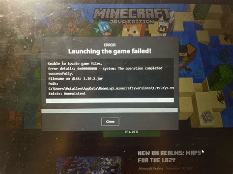 Help Just Reinstalled And I Keep Getting This Error Rminecraft