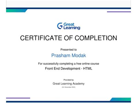 Prasham Modak On Linkedin Greatlearningacademy