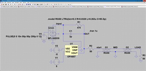 Tinaspiceopa657 Ltspice Transimpedance Amplifier Simulation Part