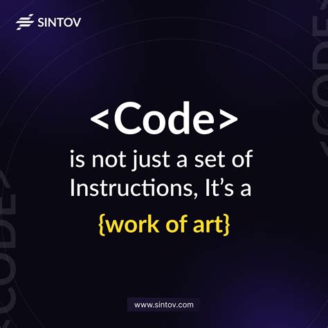 Sintov On Linkedin Every Line Of Code Is A Creative Expression