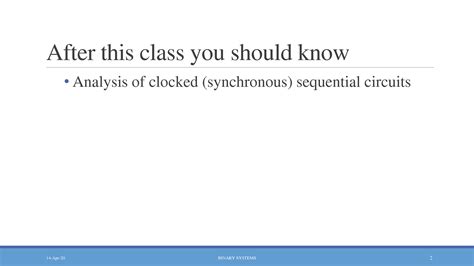 Solution Lecture 11 Analysis Of Clocked Sequential Circuits 14042020