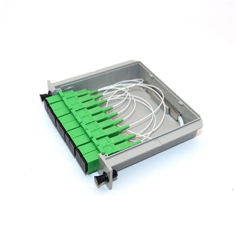 1 8 Sc Apc Lgx Cassette Insert Type Fiber Optic Plc Splitter Fiber Optic Plc Splitter And Plc