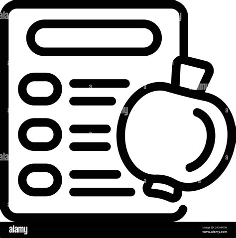 Fruit Diet Program Icon Outline Vector Device Wrist Mobile Calorie Stock Vector Image And Art