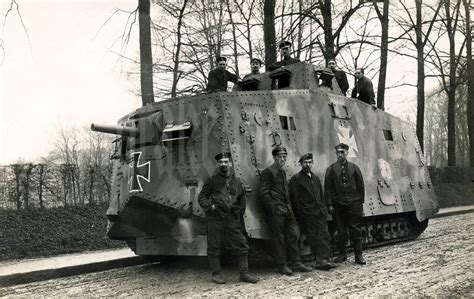 A7v And Beutepanzer During Ww1 Flickr