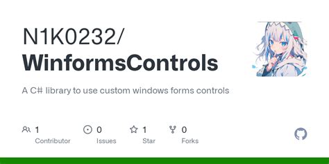 Github N1k0232winformscontrols A C Library To Use Custom Windows