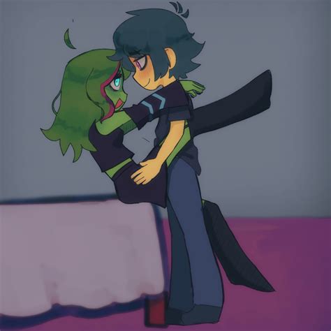 Rule 34 Betrayal Blue Eyes Bright Clothed Sex Couple Cute Eyes Green Hair Hidden Face No