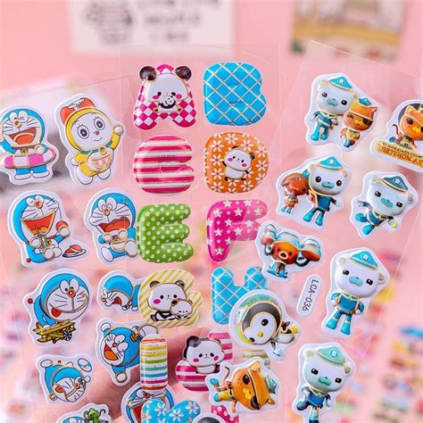 Jual Sticker Anak 3d Stiker Anak 3d Timbul Karakter Sticker Timbul Sticker Karakter Sticker Size