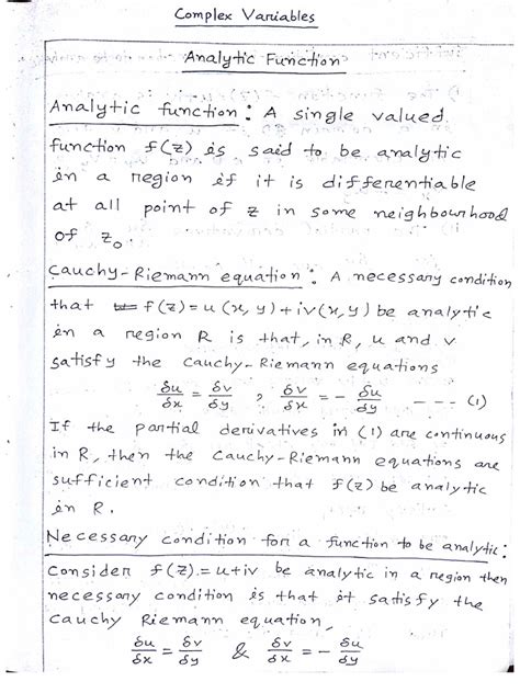 Analytic Function Pdf Analytic Function Pdf