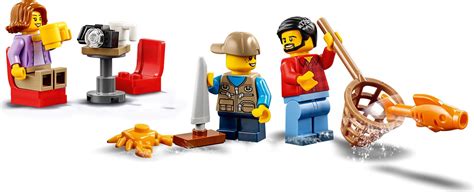 Lego 60182 Pickup And Caravan Set Lego City Pas Cher