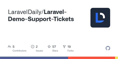 Github Laraveldailylaravel Demo Support Tickets