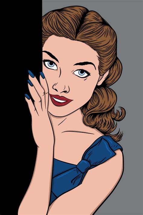 Illustration Of Pin Up Girl 21790484 Vector Art At Vecteezy