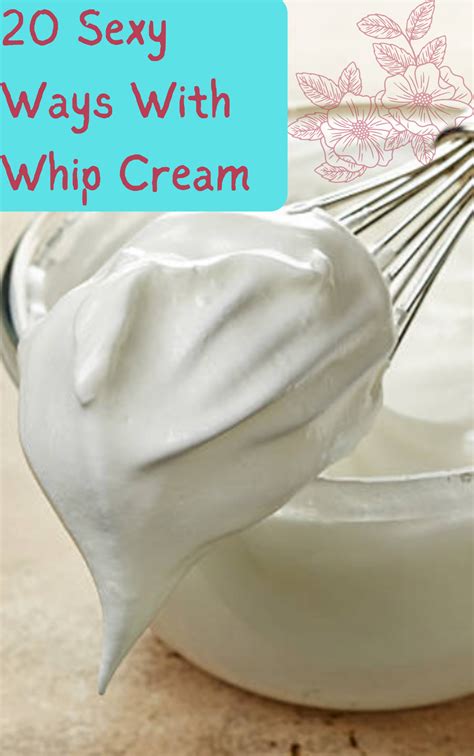 Sexy Ways With Whip Cream Salty Vixen Stories More