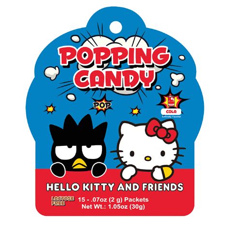 Hello Kitty And Friends Popping Candy Cola Flavor Gemini Food Corporation