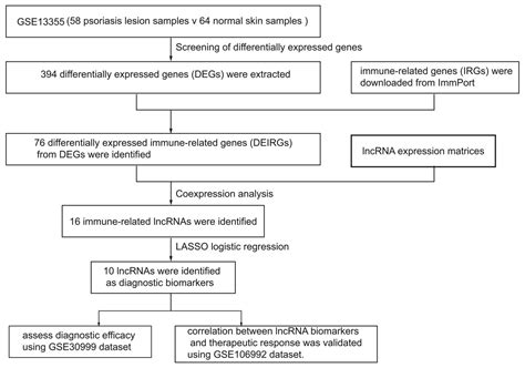 Integrated Analysis Of Immune Related Long Noncoding Rnas As Diagnostic Biomarkers In Psoriasis