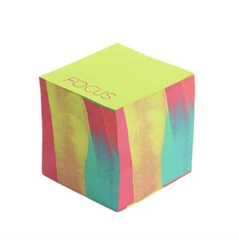 Recycled Block Memo Pad Cube Notepad Custom Paper Note Cube Wellbeen Printing Industrial