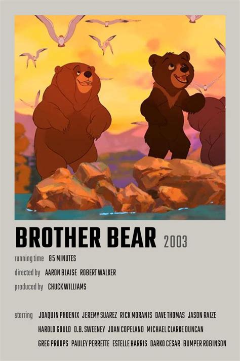 Brother Bear Movie Poster Artofit