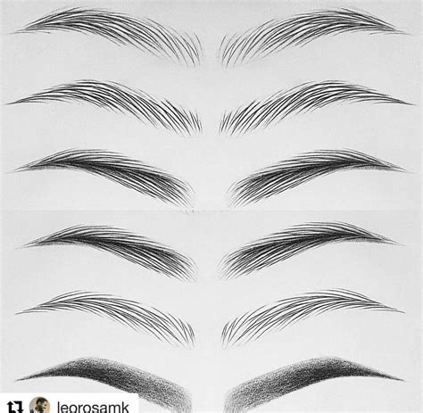 Drawing Thick Eyebrows