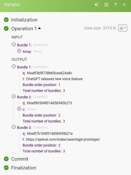 value from iterator is not appearing in future modules how to make