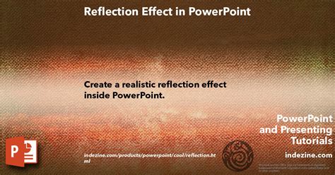 Reflection Effect In Powerpoint
